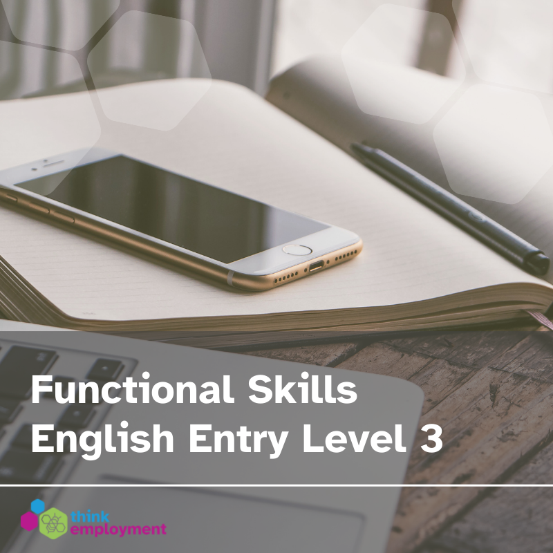 Functional Skills English Entry Level 3